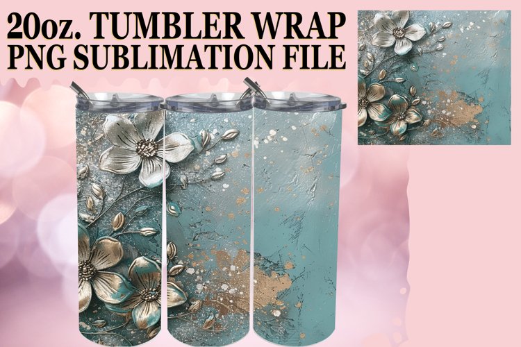 Shiny Leopard Print Tumbler Design: Sublimation - (3556420)