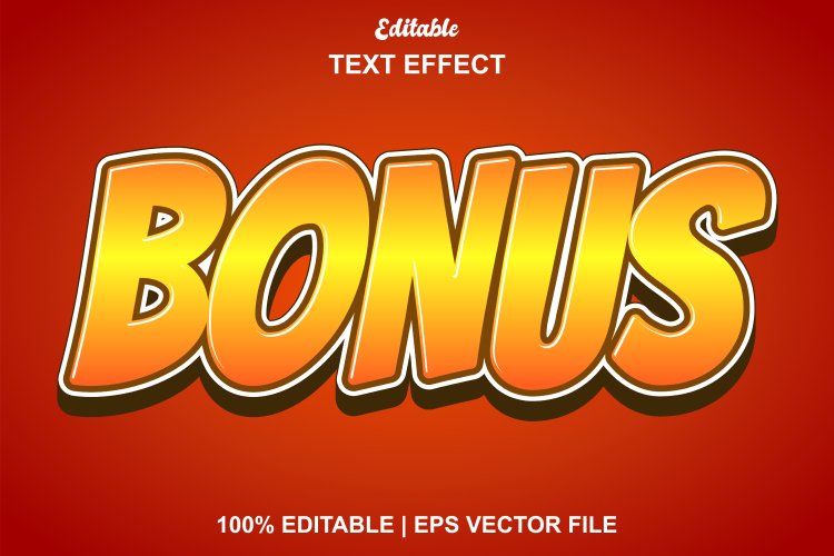 bonus text effect (2038644)