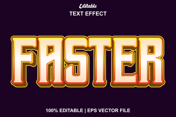 faster text effect