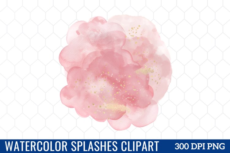 Watercolor Splashes Clipart (3488206)