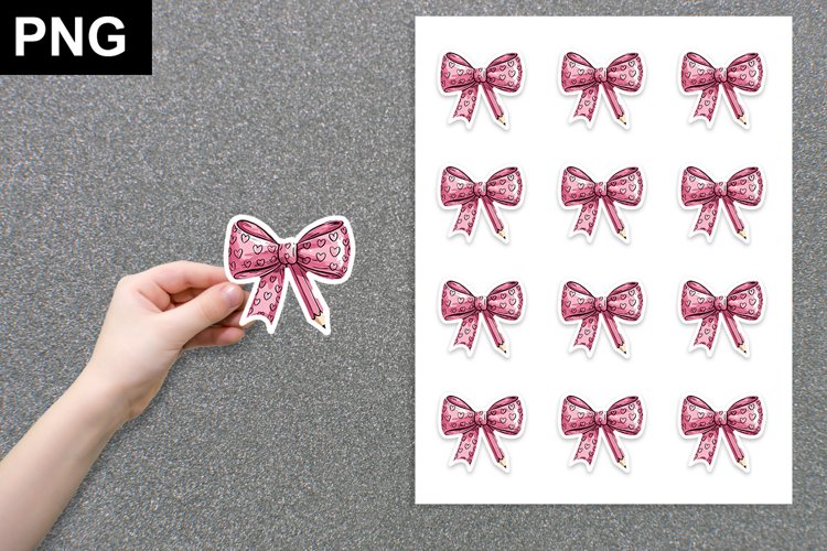 Coquette Bows Stickers | Valentines Day Stickers