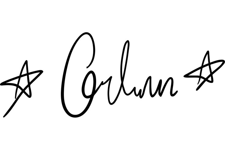 Handwritten signature for documents. Unique (3921424)
