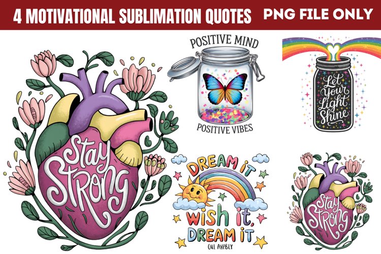 Motivational Sublimation Quotes Clipart PNG (5057513)