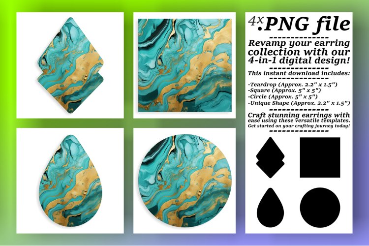 Radiant Gold Marble Sublimation