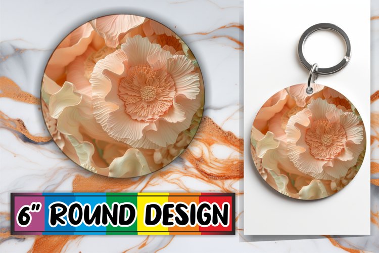 Colorful 3D Circle Sublimation Graphics (3343559)