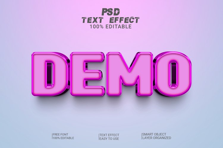 Demo 3d Editable Text Effect Style (2478198)