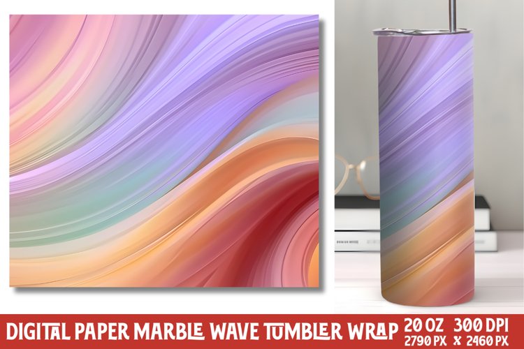 Marvel Wave Tumbler Wrap Sublimation