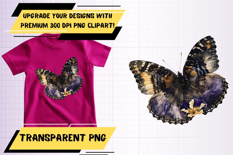 Springtime Soiree: Butterfly Sublimation Design