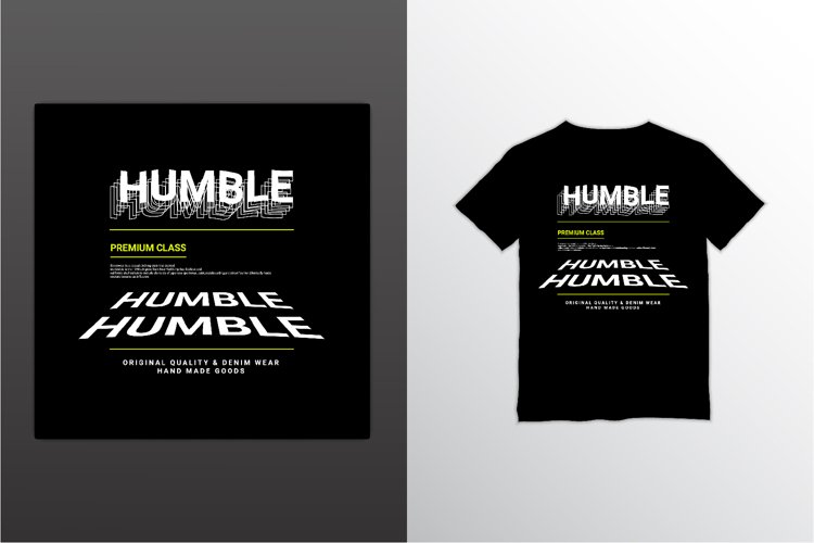 Humble t-shirt design, suitable for screen (2090104)