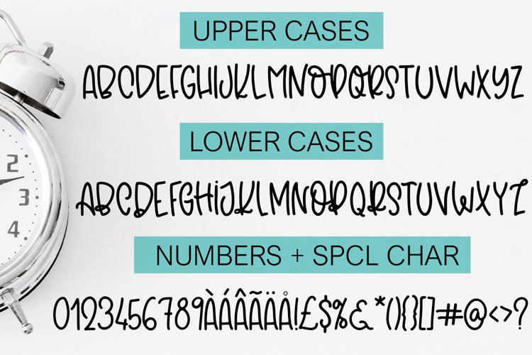 Clock Watcher Font Duo With Business Doodles - Free Font Of The Week ...