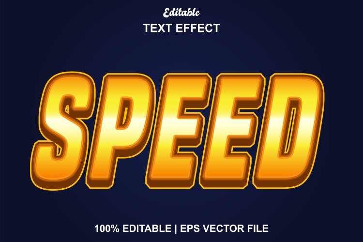 speed text effect (2038661)