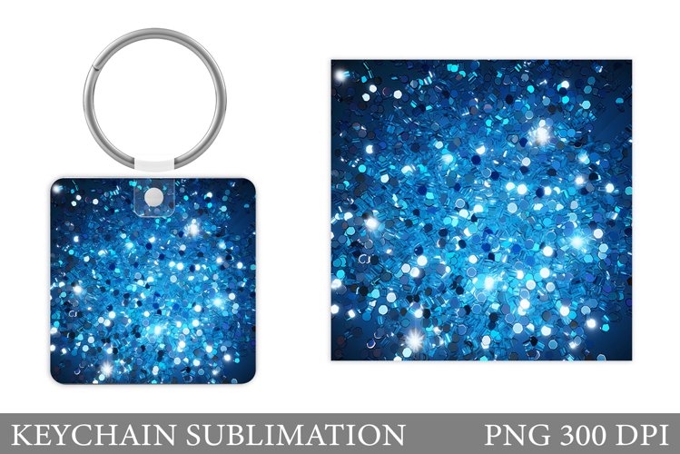 Glitter Keychain Sublimation. Shiny Keychain (2954604)