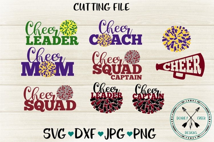 Cheer Squad SVG Bundle (340413) | SVGs | Design Bundles