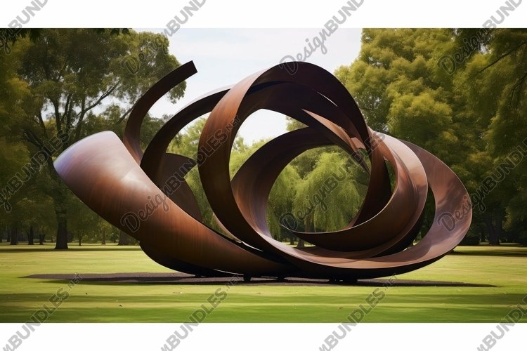 curves brown steel
