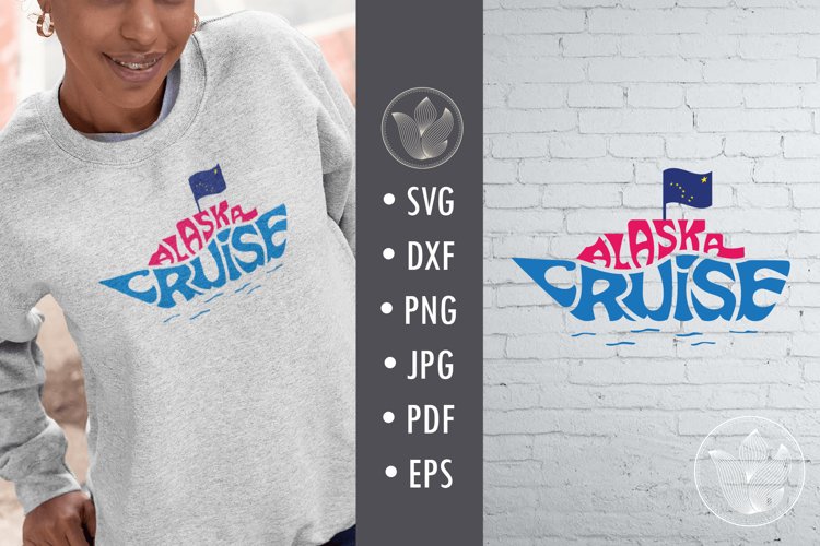 Alaska cruise SVG cut file
