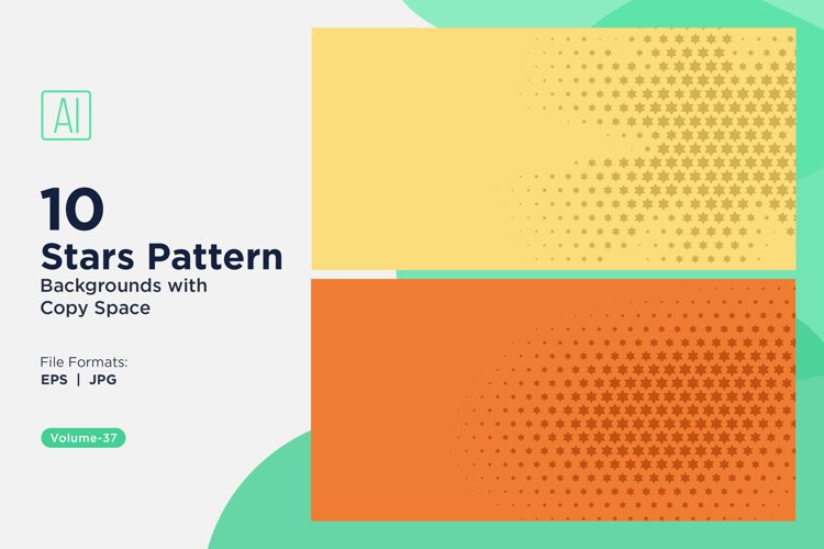 Vibrant Starry Pattern Background in Multi Colors (4390978)