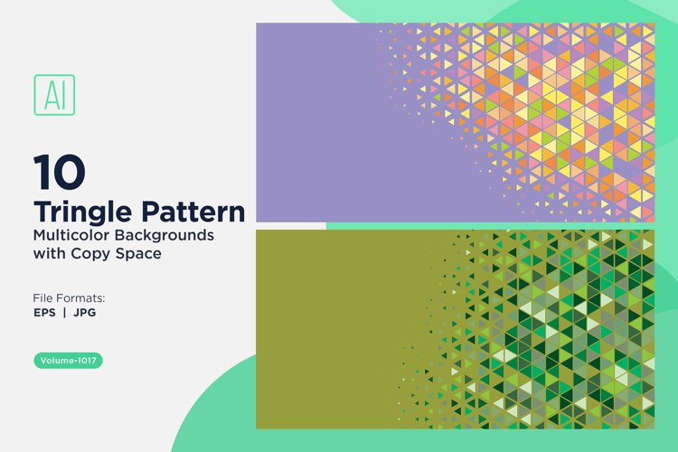 Vibrant Triangular Pattern Background Multi Colors (4527267)