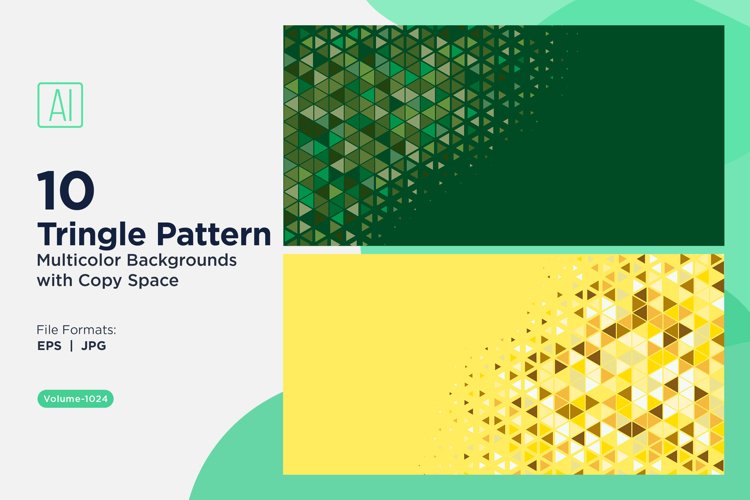 Vibrant Triangular Pattern Background Multi Colors (4527288)