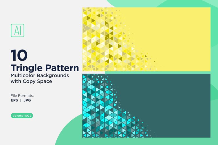 Vibrant Triangular Pattern Background Multi Colors (4527293)