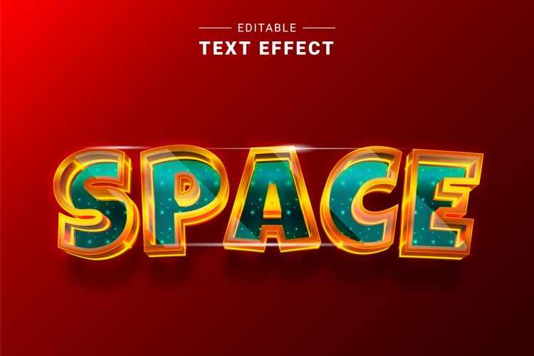 Editable Text Effect for Illustrator. Vector (1742673)