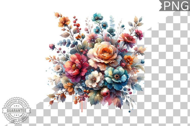 Flowers Sublimation - Clipart PNG Design