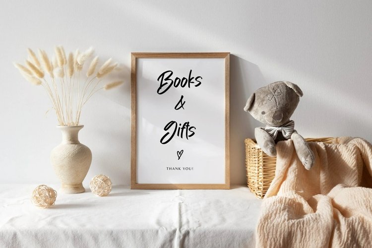 Books and Gifts Sign Template (3554951)