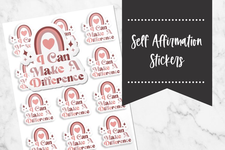 I Can Make A Difference | Self Affirmation Sticker