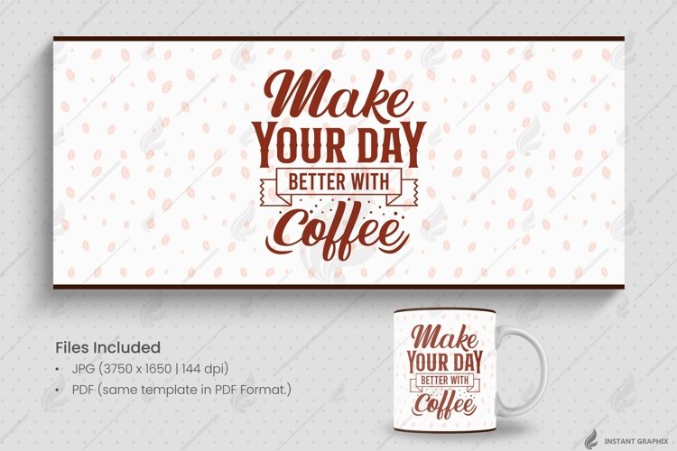Luxury Coffee Mug Beer Designed | Canva Template