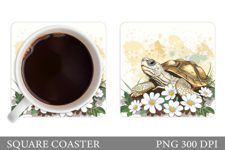 Turtle Coaster Design. Turtle Coaster Sublimation (5082258)