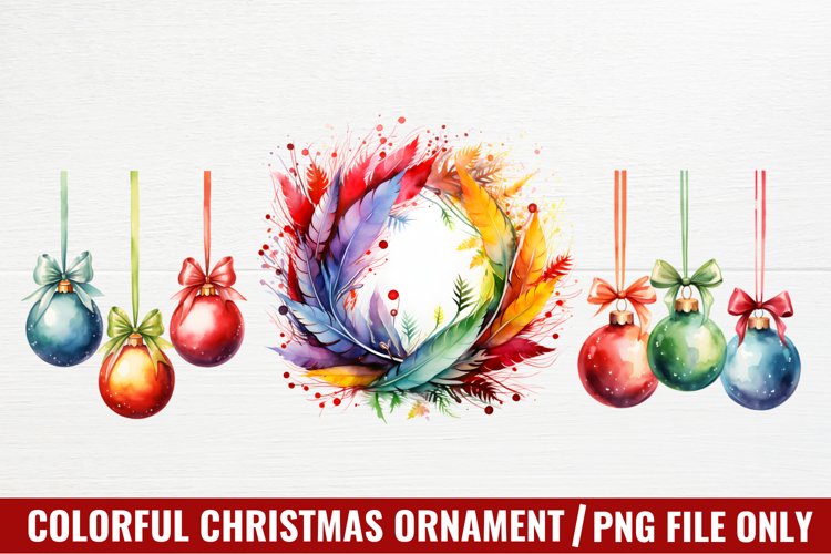Colorful Christmas Collection Clipart (4338581)