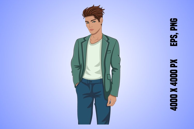 Handsome Male Model (2870085)