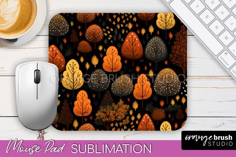 Fall Mouse Pad Designs - Autumn Forest Mousepad (4405239)