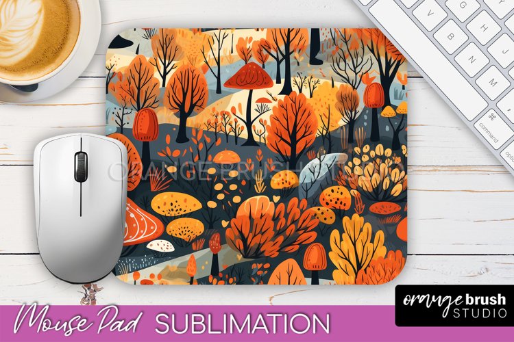 Fall Mouse Pad Designs - Autumn Forest Mousepad (4405244)