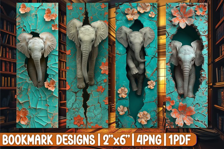 Whimsical Hole-in-Wall Creatures Bookmarks