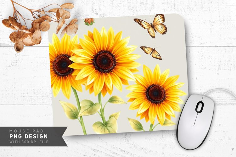Gentle Whimsical Scene Mouse Pad PNG Design