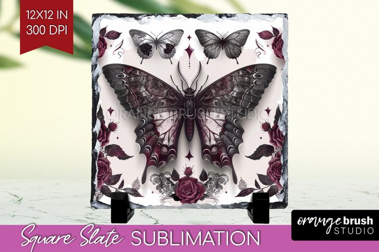 Dark Gothic Slate PNG - Victorian Gothic Square (4893937)