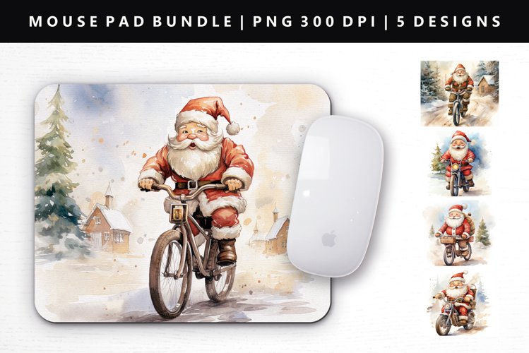 Funny Santa Mouse Pad Design | Mouse Pad (2950345)