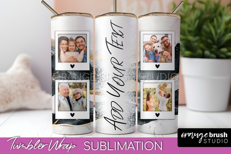 Photo Tumbler Wrap, Boho Family Frame Tumbler (4207788)