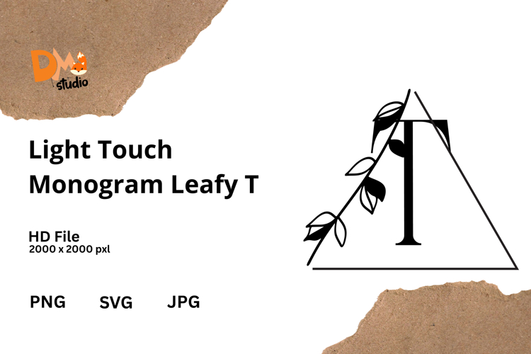 Light Touch Monogram Leafy (6084531)