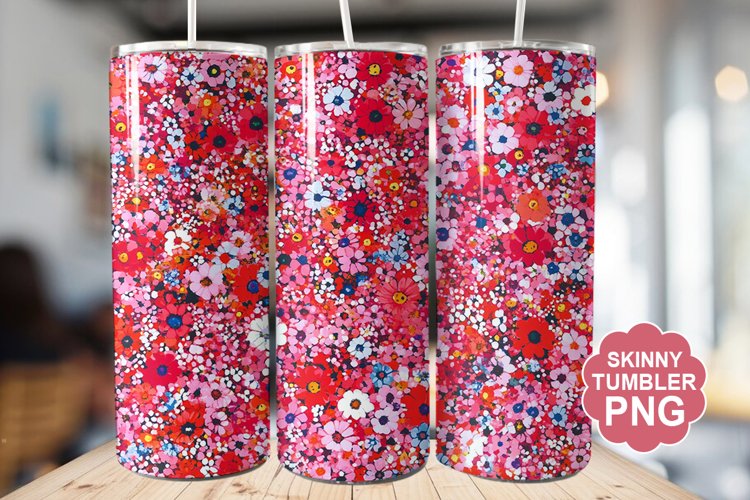 Floral Pattern Tumbler | Floral Tumbler Wrap