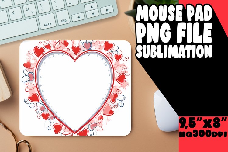 Adorable Heart Sublimation Pad (3047331)