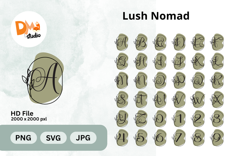 Lush Nomad Monogram