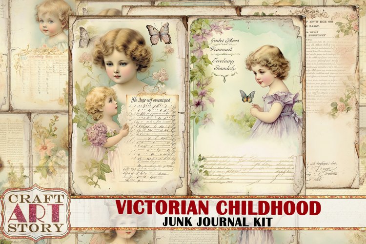 Victorian Children Journal Pages,Printable childhood
