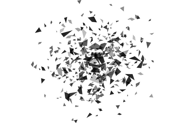 Abstract shatter burst broken shattered debris (3607752)