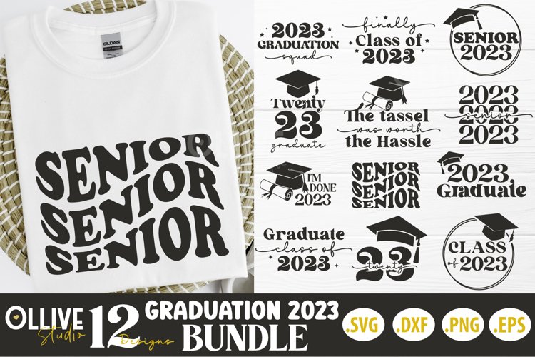 Graduation 2023 SVG Bundle | Senior 2023 SVG