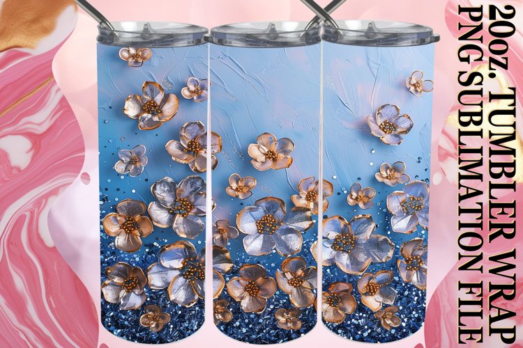 Shiny Leopard Print Tumbler Design: Sublimation - (3558195)