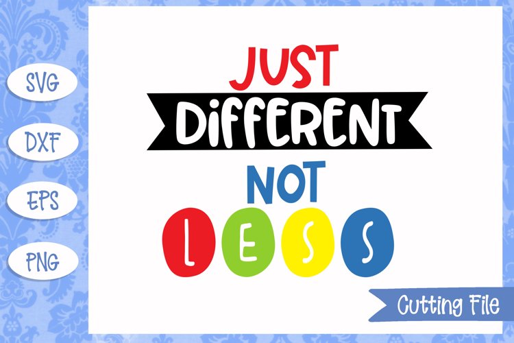 Just different not less SVG File