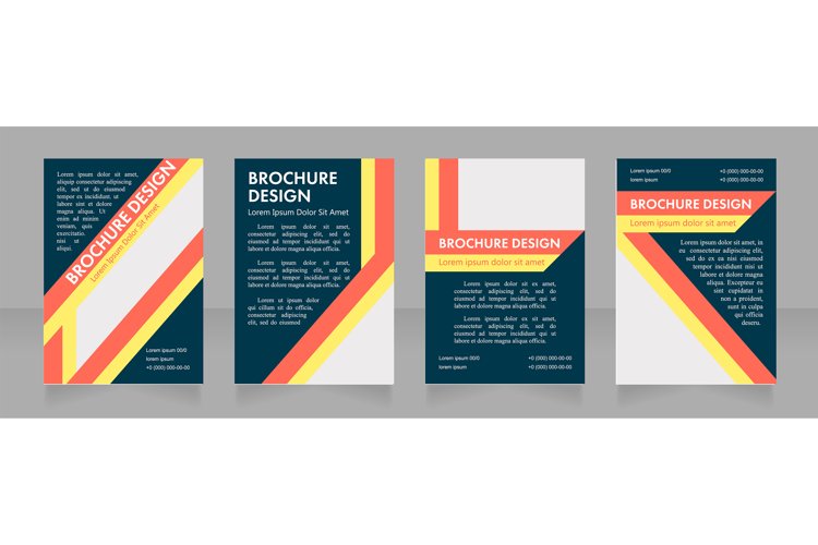 Blank Brochure Templates | Design Bundles