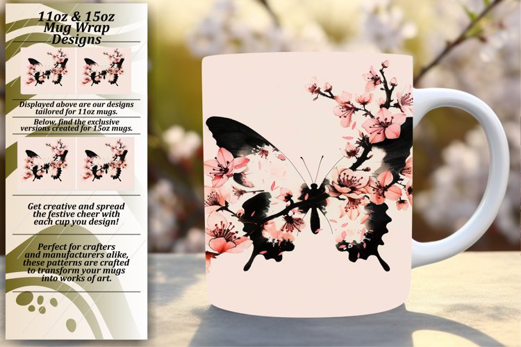 Springtime Splendor: Butterfly Mug Selection