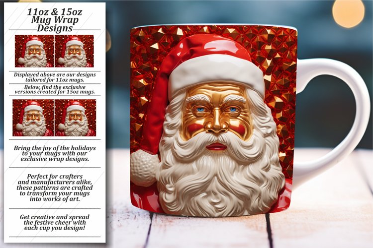 3D Inflated Puff Mug Mastery: Winter Wonders